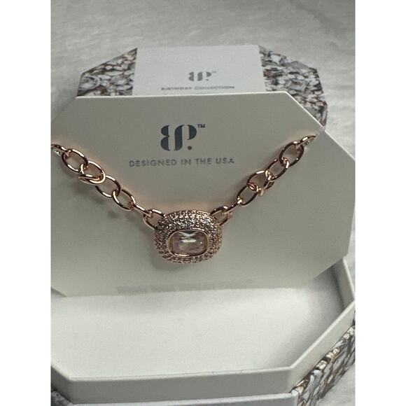 bp | Jewelry | Bp April 225 Nk7008 A Grand Statement Rose Gold Plating ...